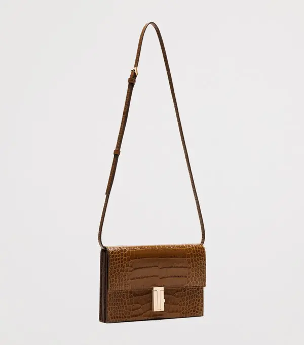 TOM FORD Mini Croc-embossed Leather Mia Shoulder Bag