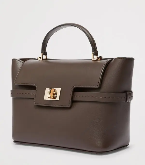 Max Mara Small Leather Margeux Top-handle Bag
