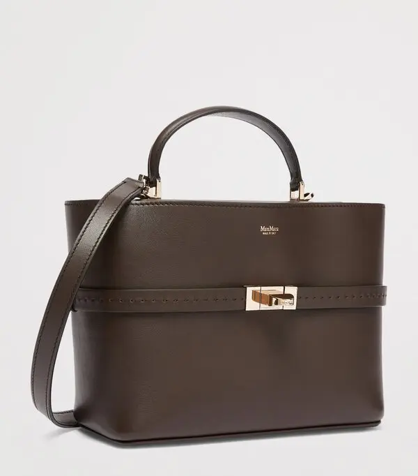 Max Mara Small Leather Margeux Top-handle Bag