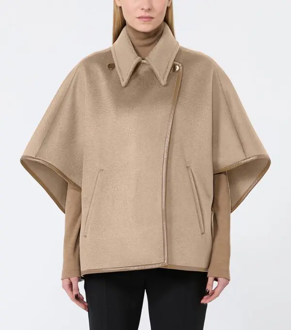 Max Mara Cashmere Double-breasted Cape