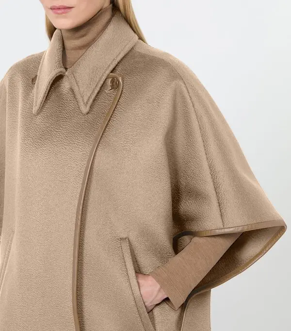 Max Mara Cashmere Double-breasted Cape