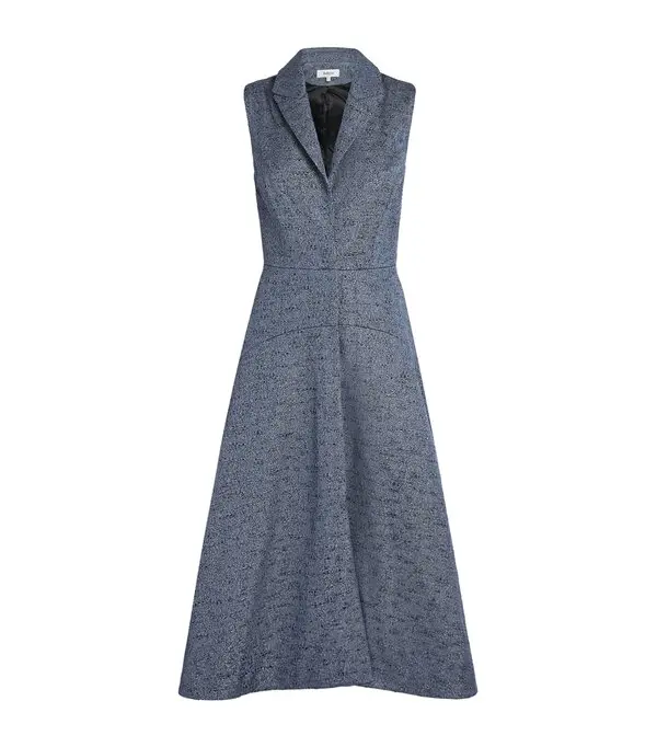 Safiyaa Sleeveless Waistcoat Midi Dress