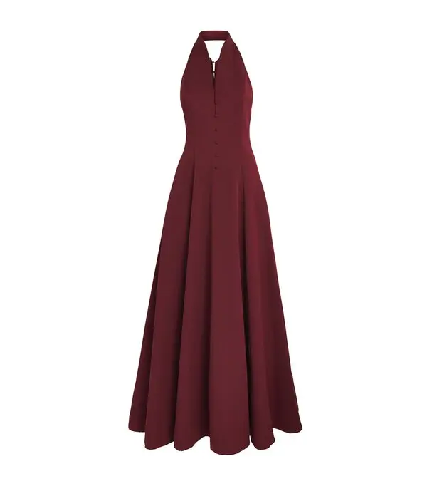 Staud Cotton-blend Sleeveless Stella Maxi Dress