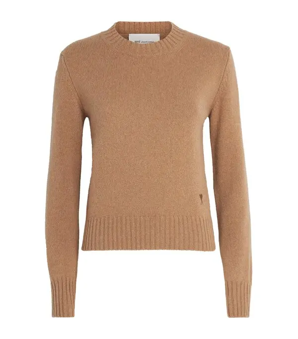 AMI Paris Cashmere-wool De Coeur Sweater