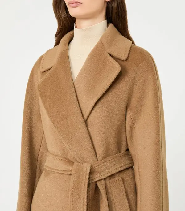 Max Mara Wool-blend Belted Coat - Beige