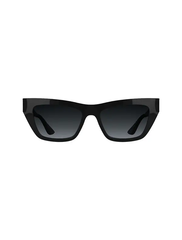 Calvin Klein Cat Eye Sunglasses - Black
