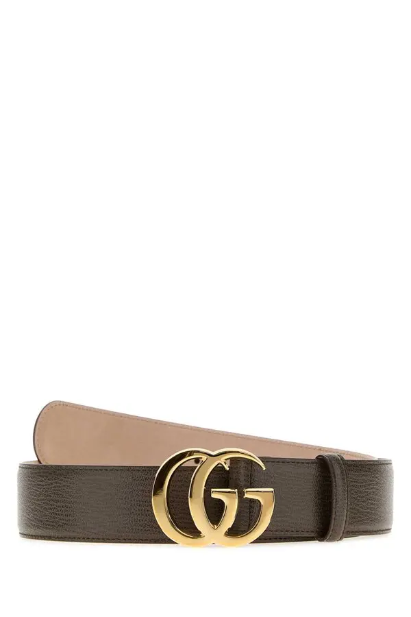 Gucci Mud Leather Belt - Brown