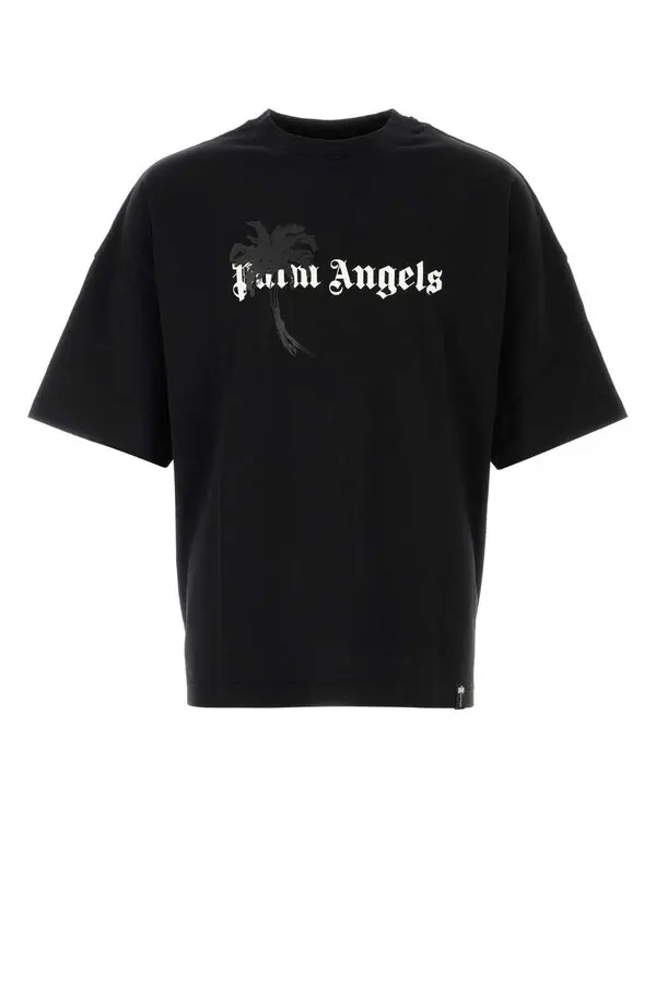 Palm Angels Cotton T-shirt - Black
