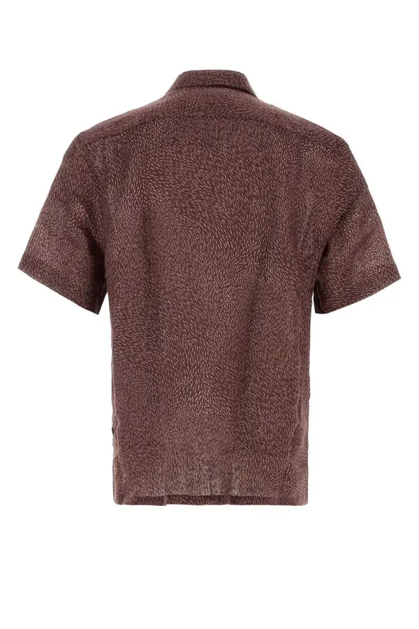 Brioni Printed Linen Shirt - Multicolor