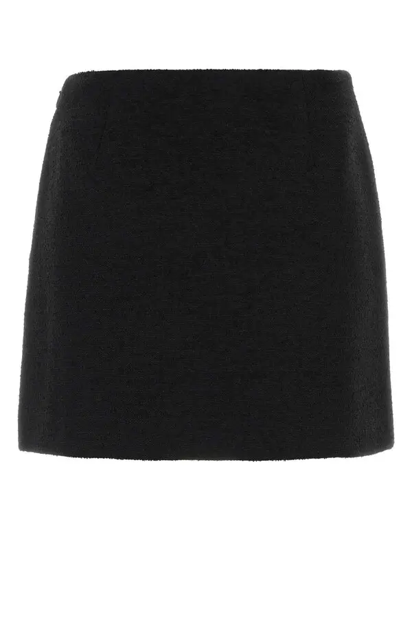 Fendi Wool Blend Mini Skirt