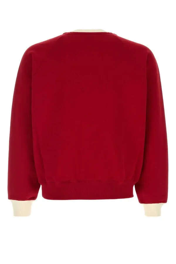 AMI Paris Cotton Sweatshirt - Red