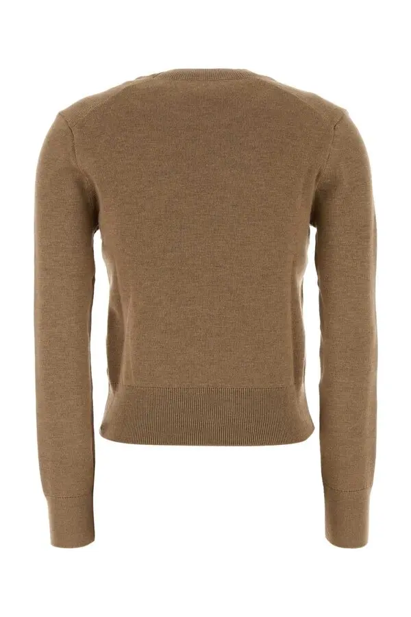 AMI Paris Camel Wool Sweater