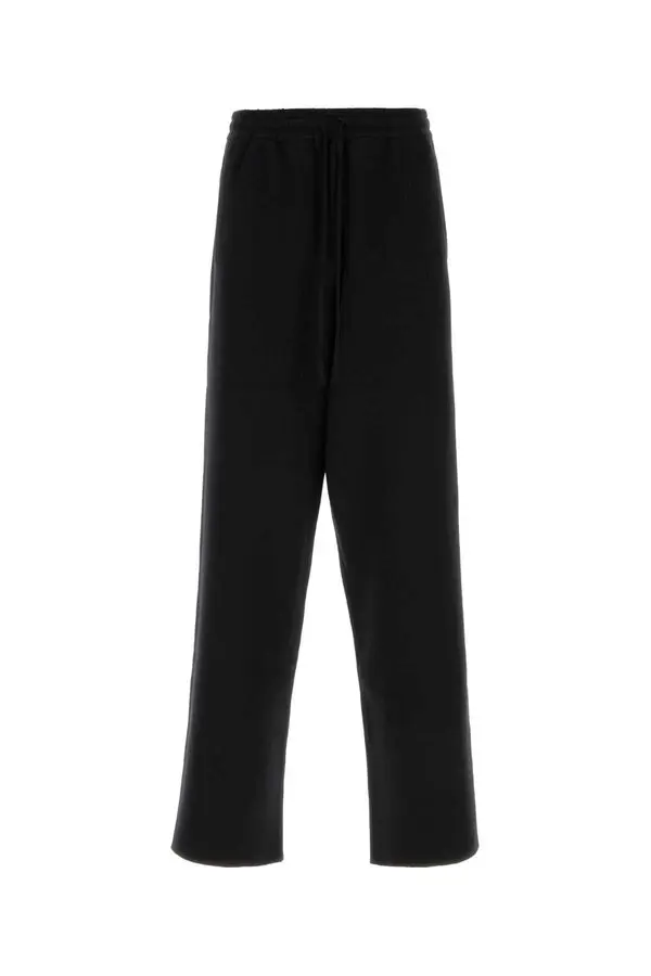 Fendi Stretch Cashmere Blend Joggers - Black