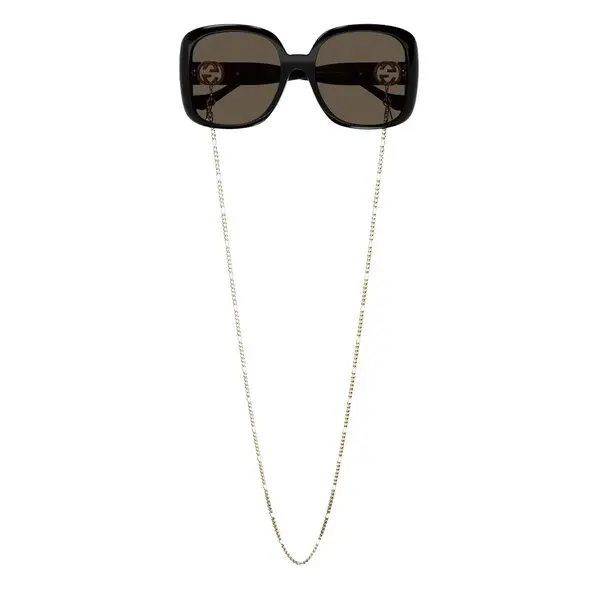 Gucci Square Sunglasses /brown
