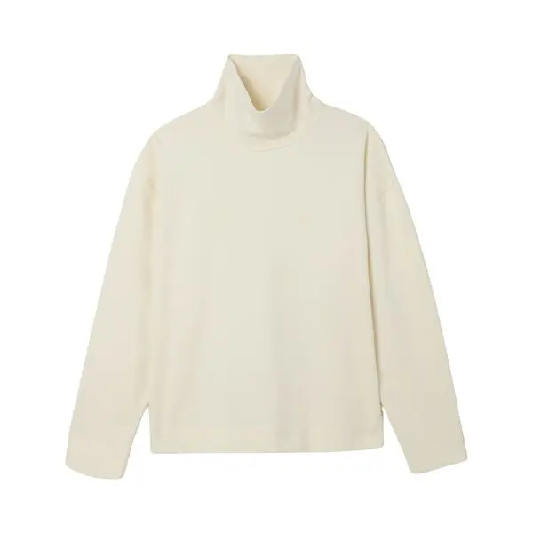 WILLY CHAVARRIA Long-sleeve Turtleneck Tee 'crema