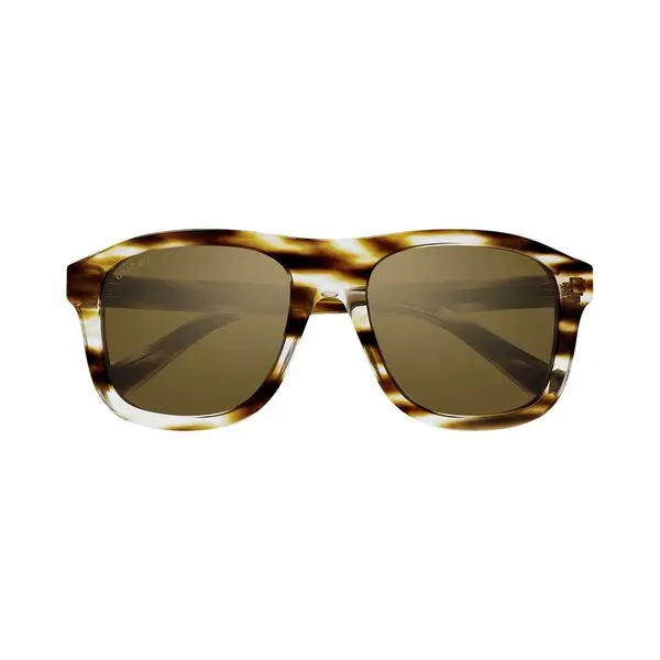 Gucci Square Sunglasses 'havana/bronze - Brown