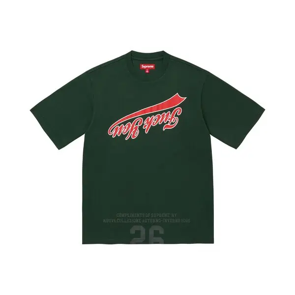 Supreme Cracked Flipped Short-sleeve Top 'dark