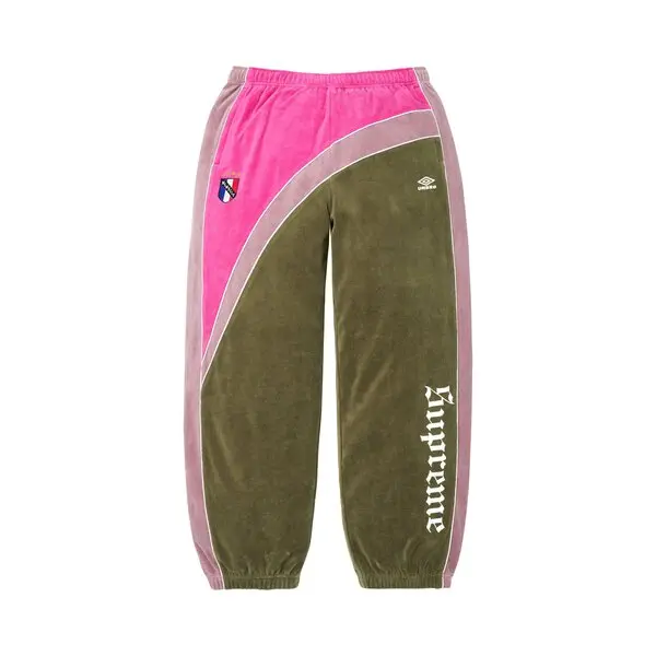 Supreme X Umbro Velour Track Pant 'olive