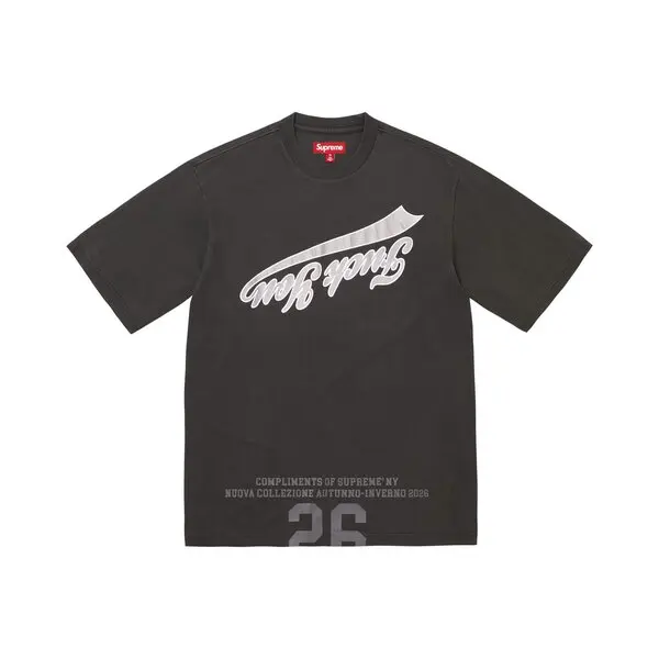 Supreme Cracked Flipped Short-sleeve Top