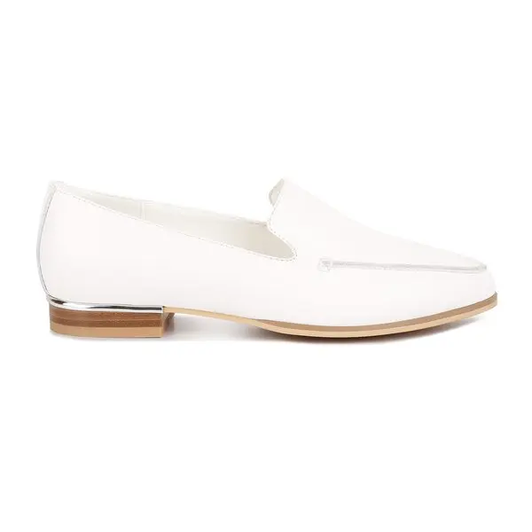 RAG & CO Richelli Metallic Sling Detail Loafers In By