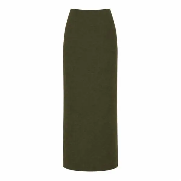 ELAMINS Maxi Skirt Olive