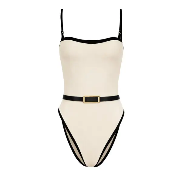 IVY SWIMWEAR Muse Monokini In Cream - White