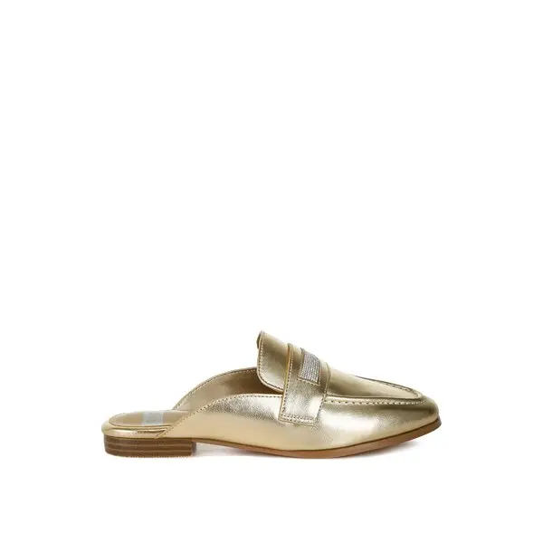 RAG & CO Piscola Rhinestones Slip On Mules By