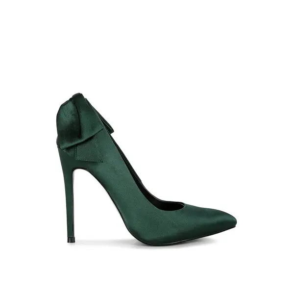 RAG & CO Hornet Satin Stiletto Pump Sandals In By