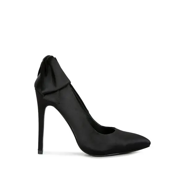 RAG & CO Hornet Satin Stiletto Pump Sandals In By
