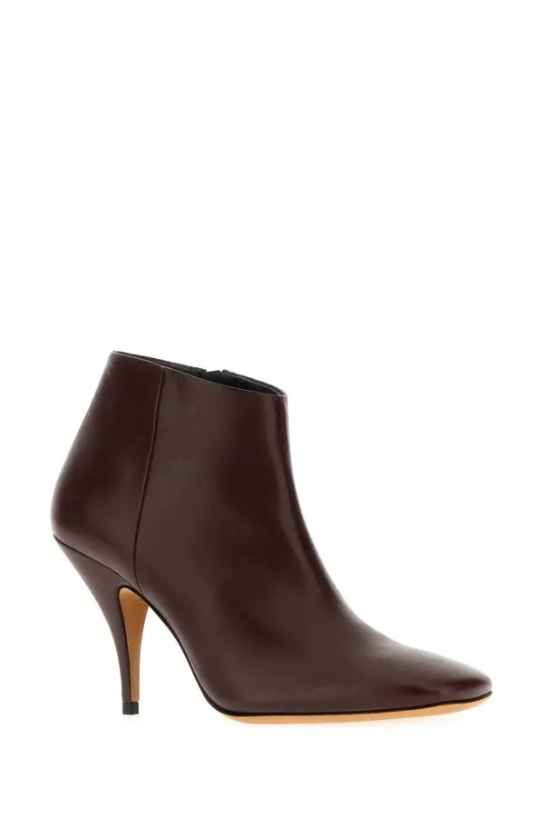 JUDE Chocolate Leather Credo Ankle Boots - Brown