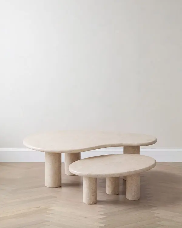Quince Marble Nesting Coffee Table Set