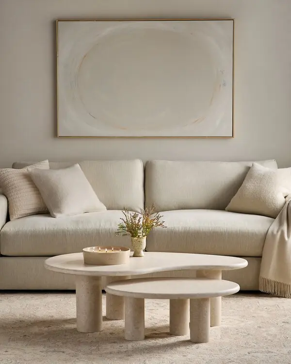 Quince Marble Nesting Coffee Table Set