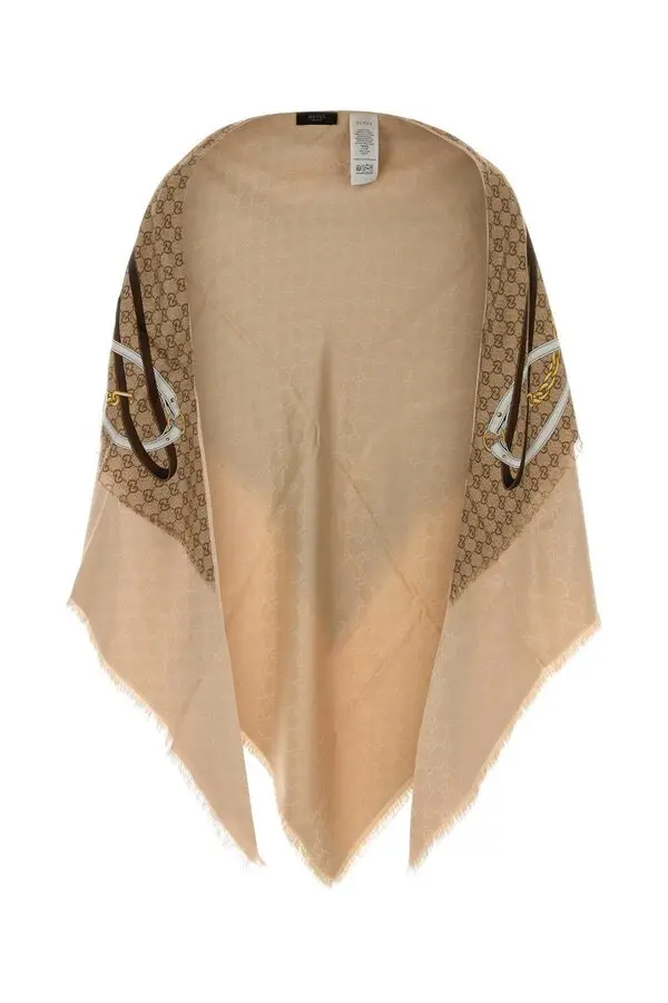 Gucci Printed Twill Cape - Multicolor