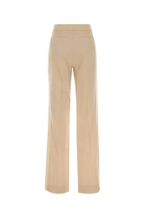 Zimmermann Cream Stretch Wool Pant