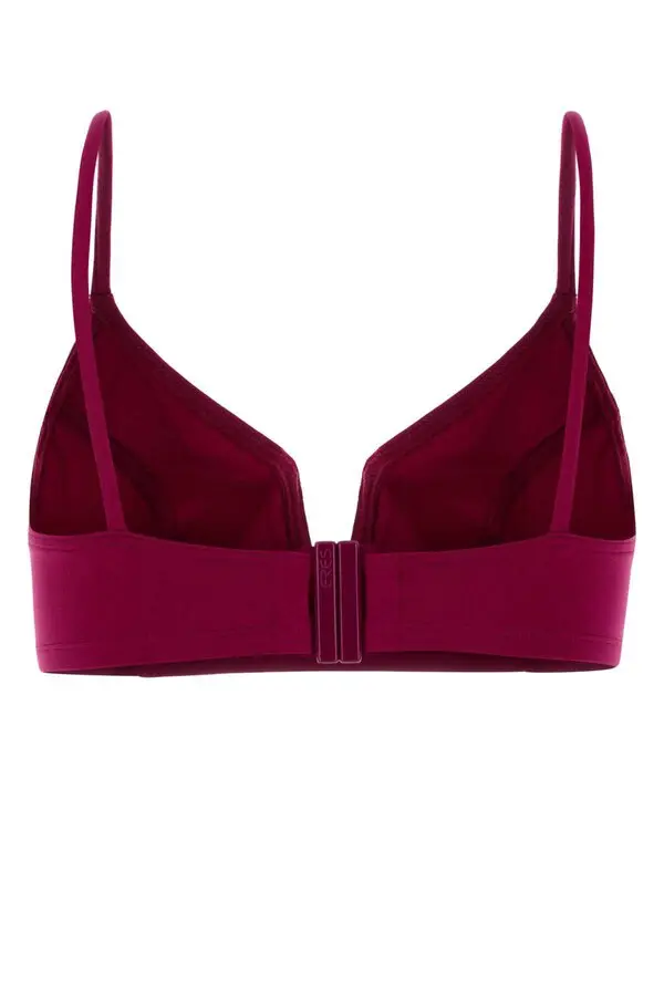 ERES Fuchsia Stretch Nylon Ã‰lancee Bikini Top - Pink