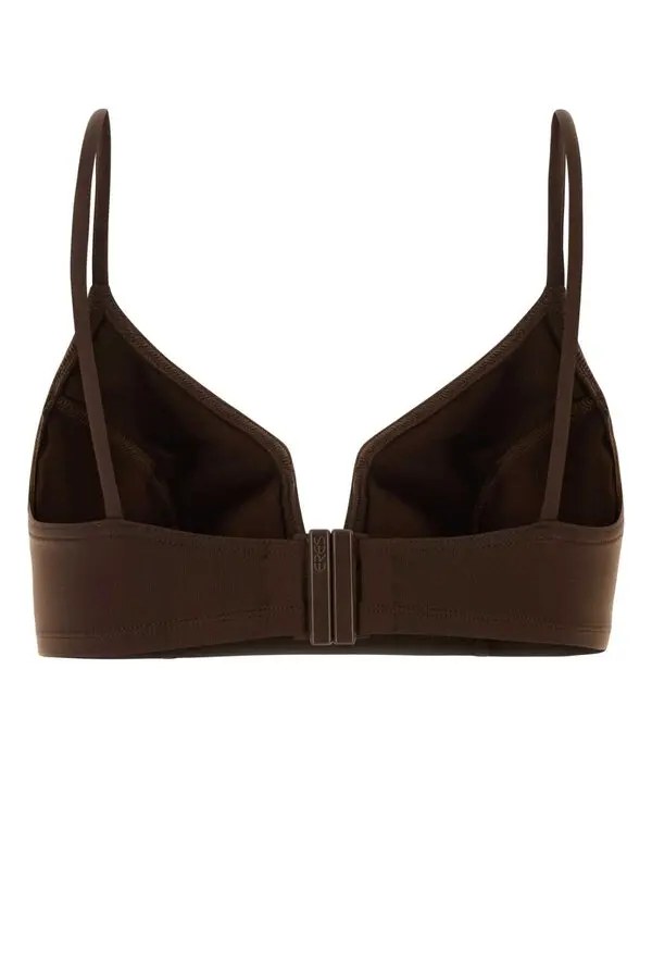 ERES Stretch Nylon Ã‰lancee Bikini Top - Brown
