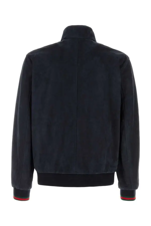 Gucci Navy Suede Jacket