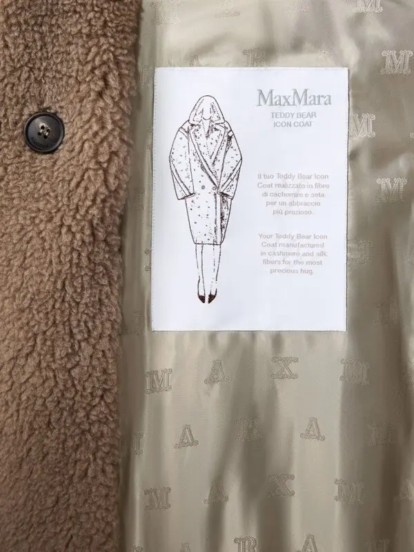 Max Mara Cashmere Teddy Bear Icon Coat - Sand