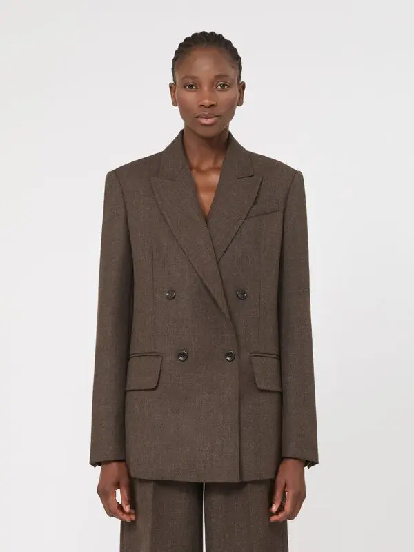Max Mara Wool Batavia Olimpia Jacket - Mud