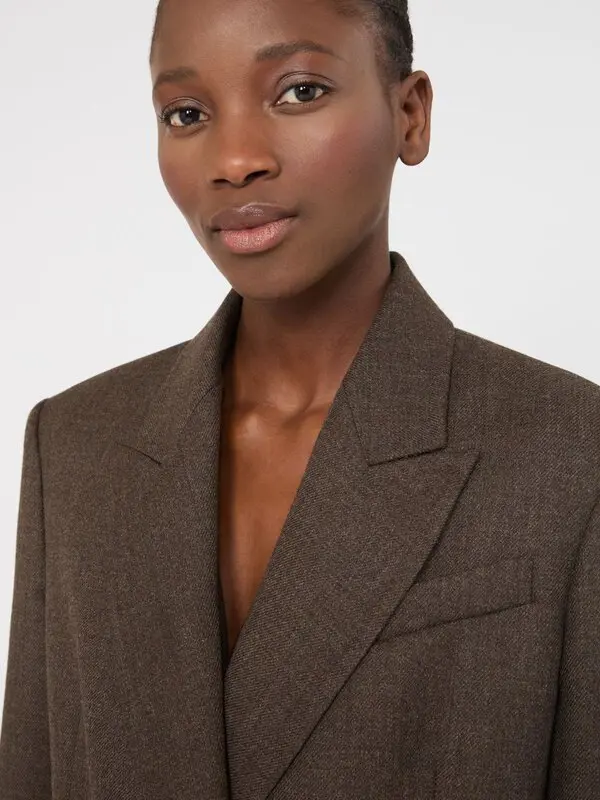 Max Mara Wool Batavia Olimpia Jacket - Mud