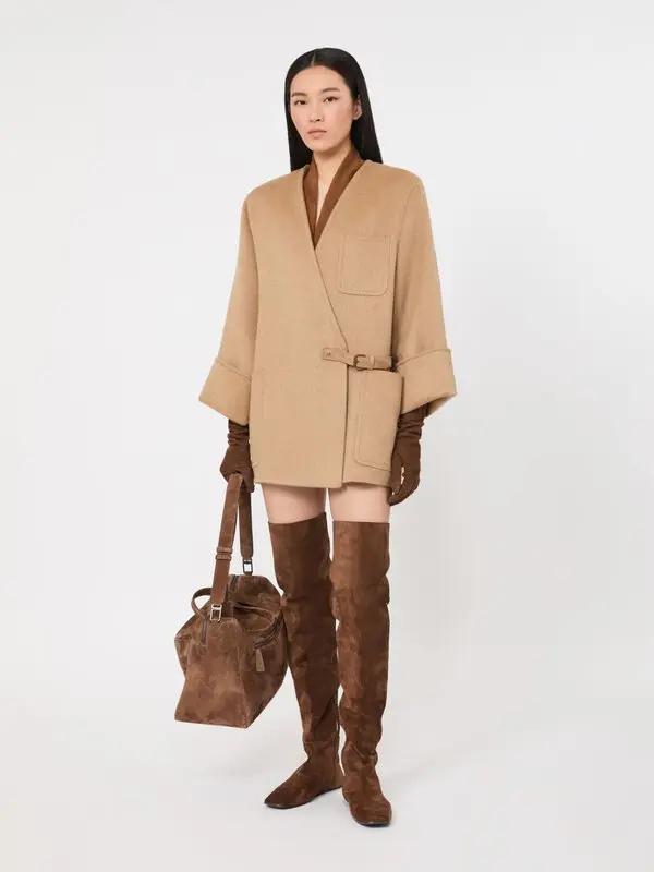 Max Mara And Mohair Cardigan Coat