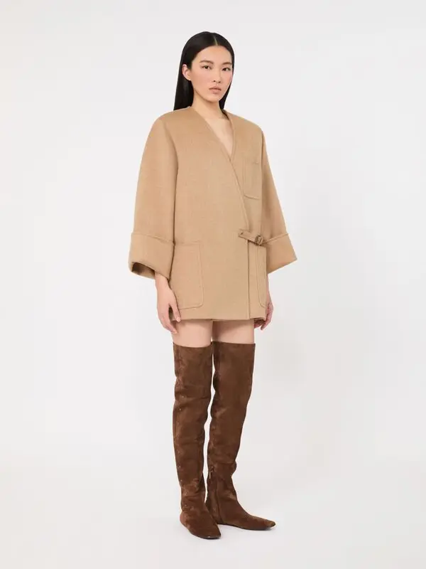 Max Mara And Mohair Cardigan Coat