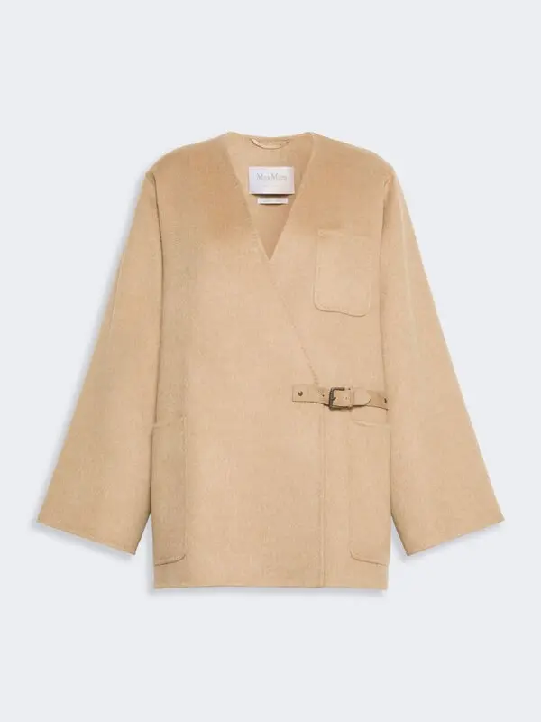 Max Mara And Mohair Cardigan Coat - Camel