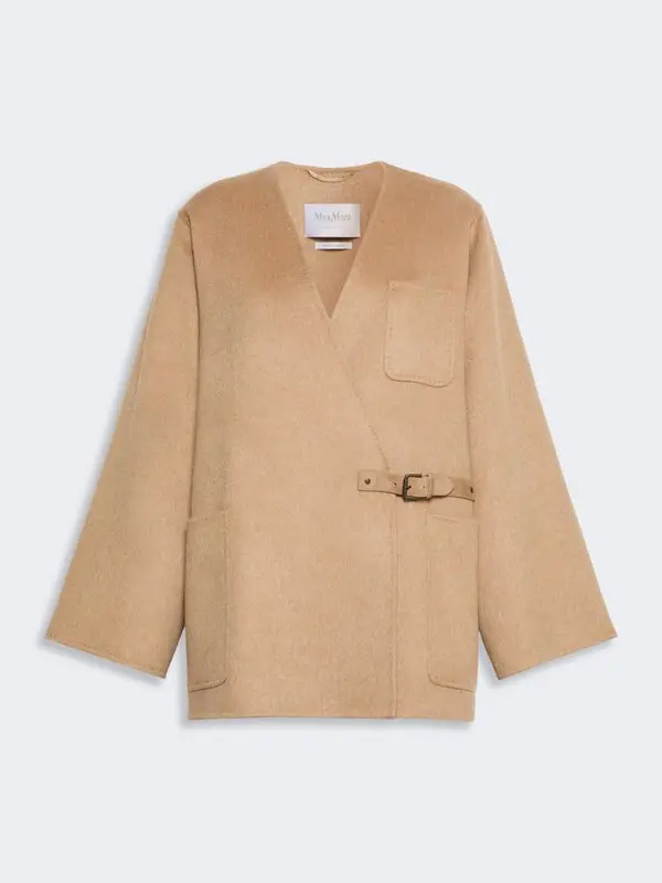 Max Mara And Mohair Cardigan Coat - Camel