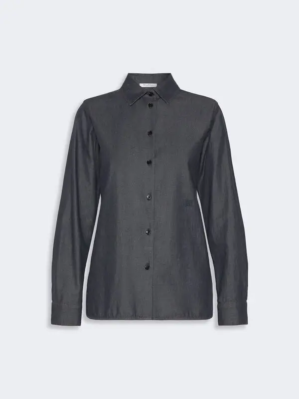 Max Mara Denim-look Cotton Shirt