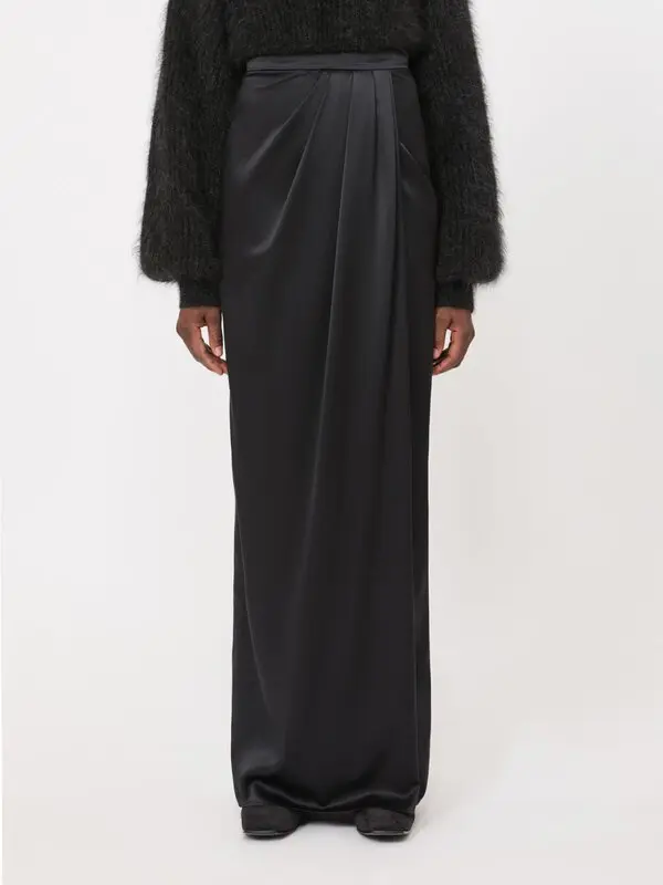 Max Mara Long Silk Satin Skirt