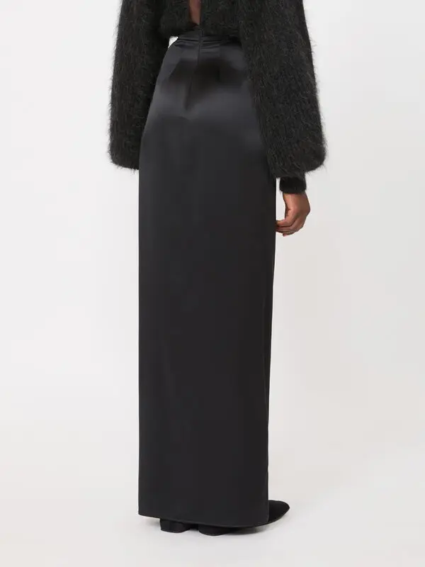 Max Mara Long Silk Satin Skirt