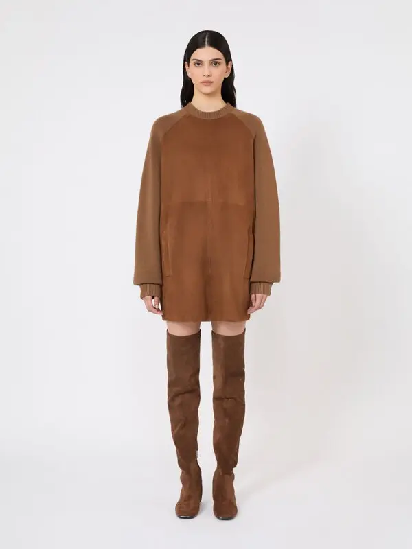 Max Mara Short Wool And Cashmere Dress