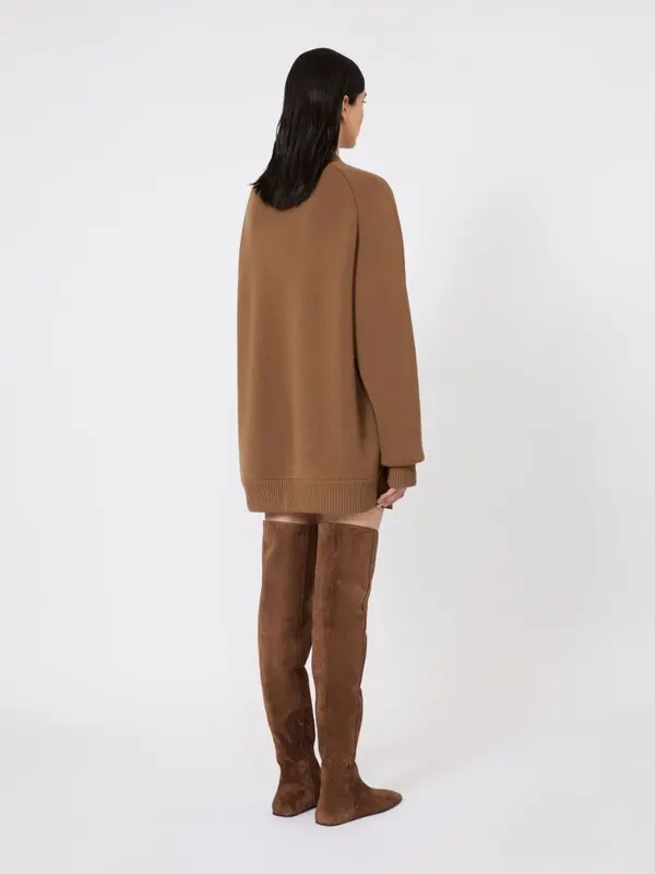 Max Mara Short Wool And Cashmere Dress