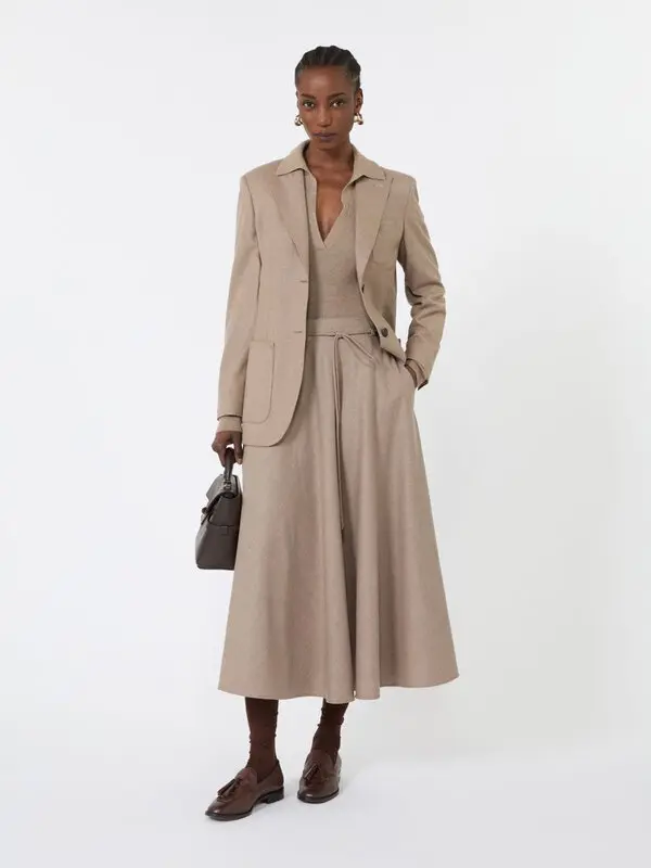 Max Mara Cashmere Yarn Polo Sweater - Sand